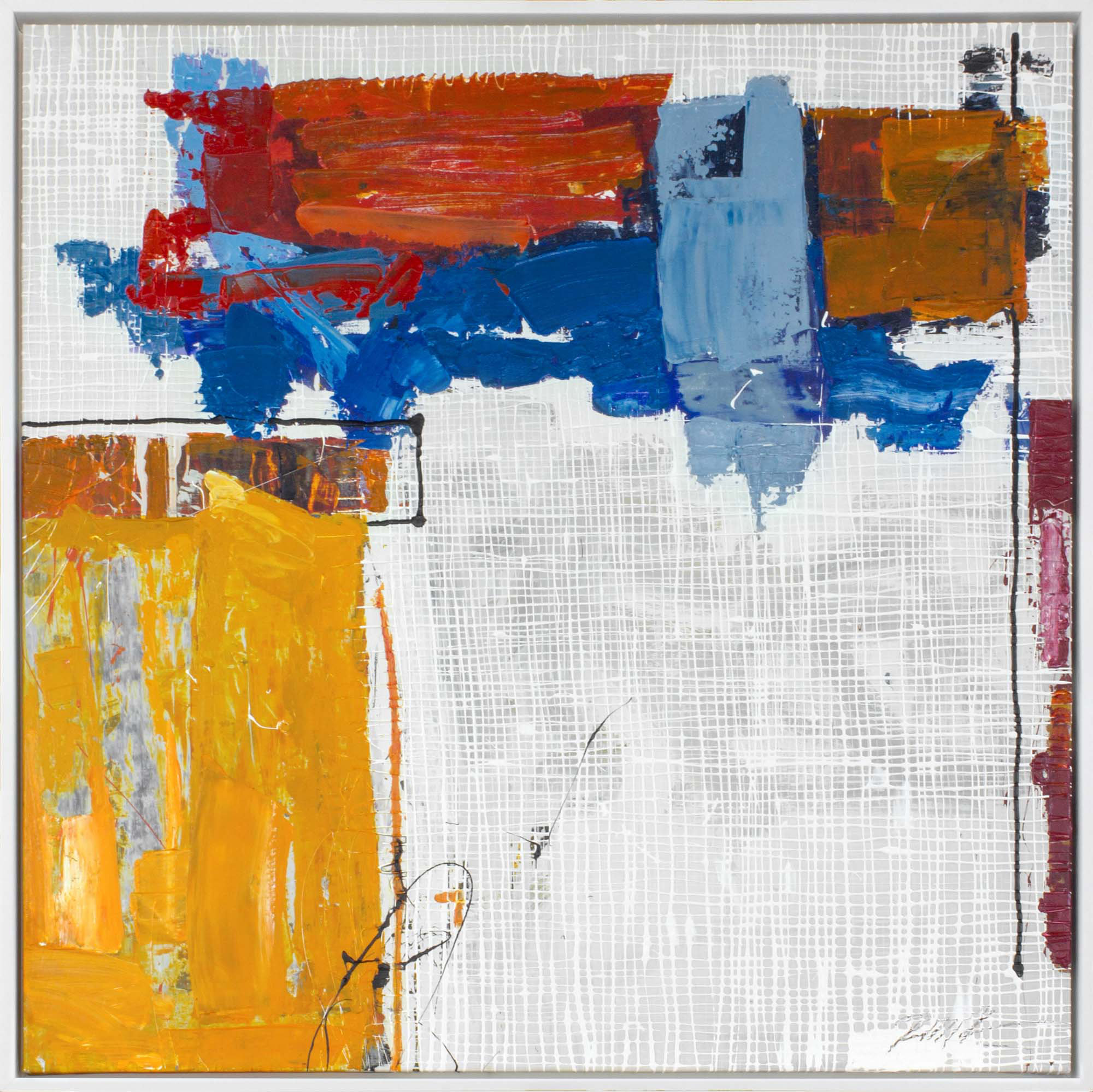 RFA Decor Robert Robinson Painting With White Lines by Robert Robinson ...