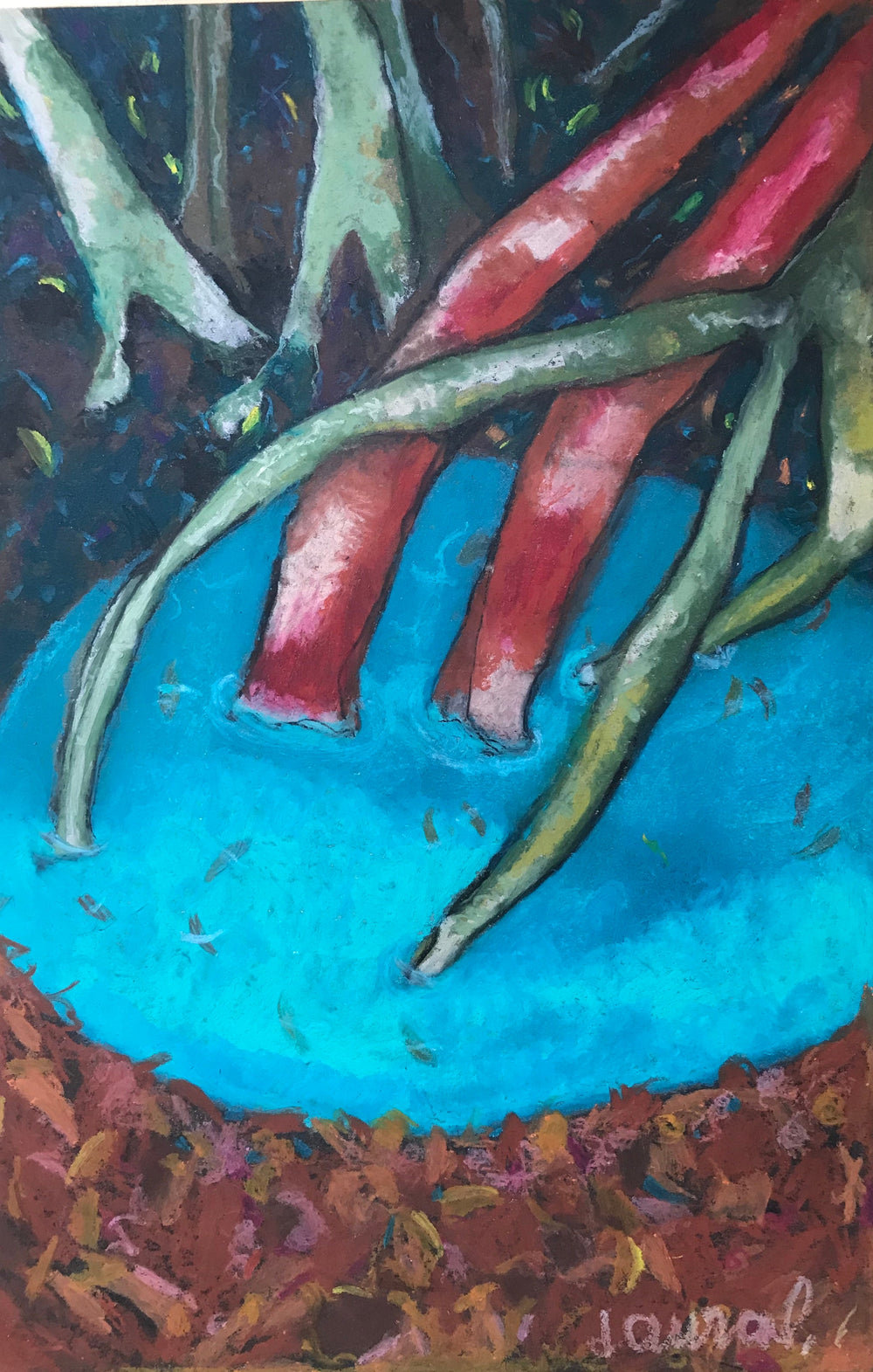 RobertAllenFabric Mangrove #1 On Paper by Drawing Print | Wayfair