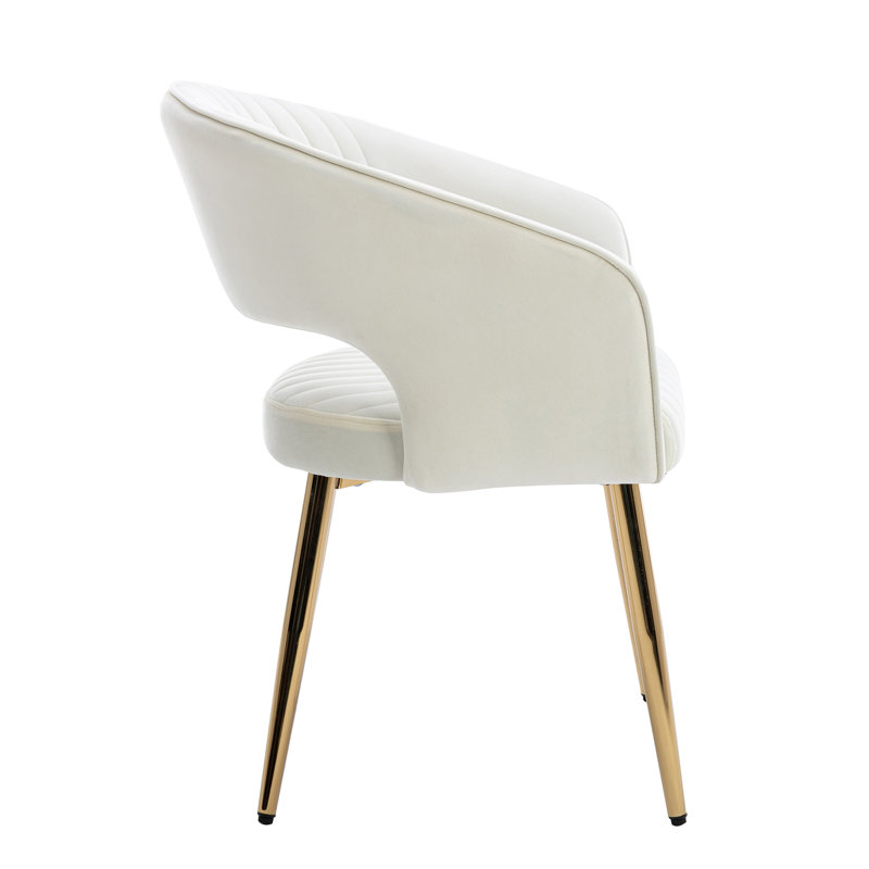 Everly Quinn Velvet Arm Chair & Reviews | Wayfair