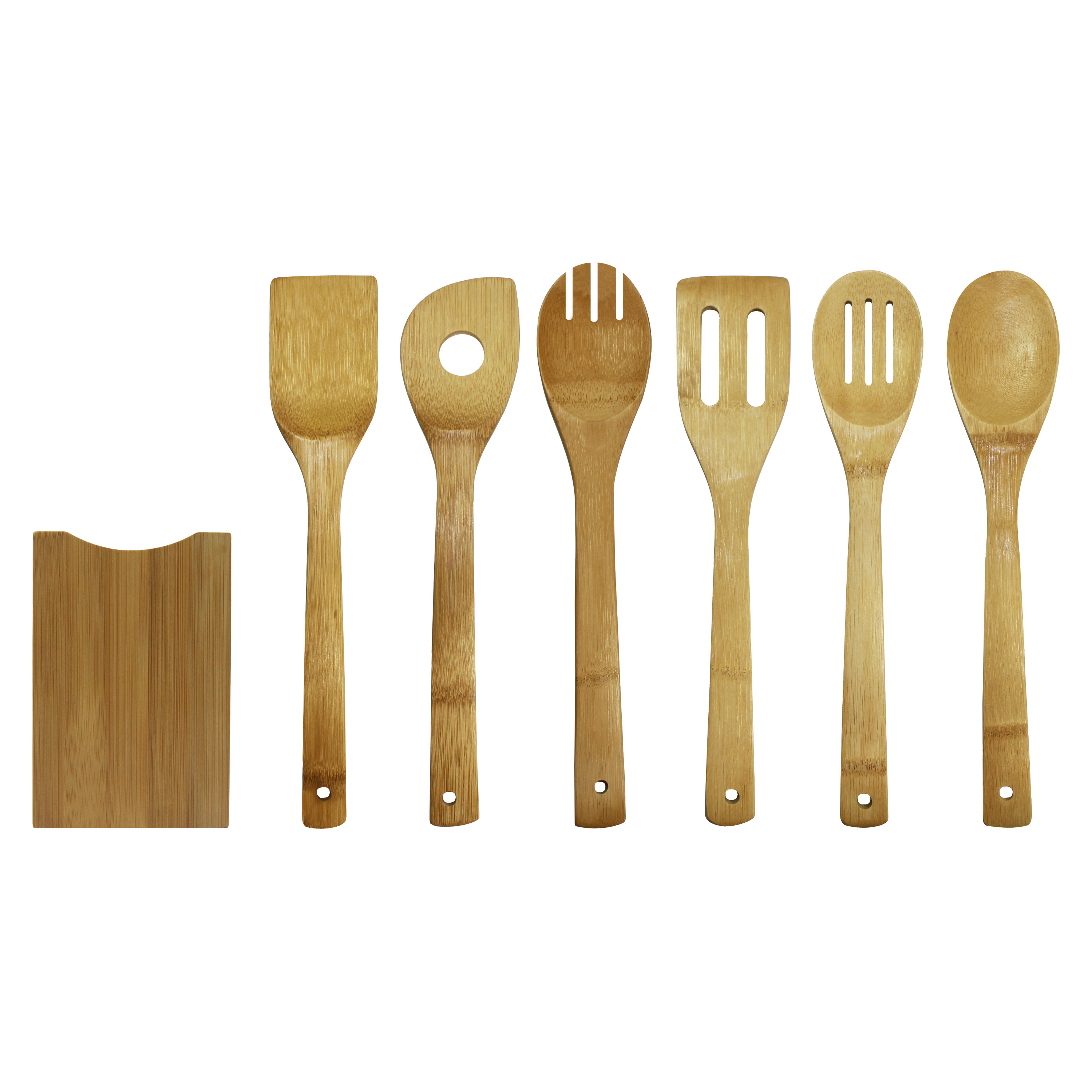 Oceanstar Design Bamboo Assorted Kitchen Utensil Set & Reviews | Wayfair