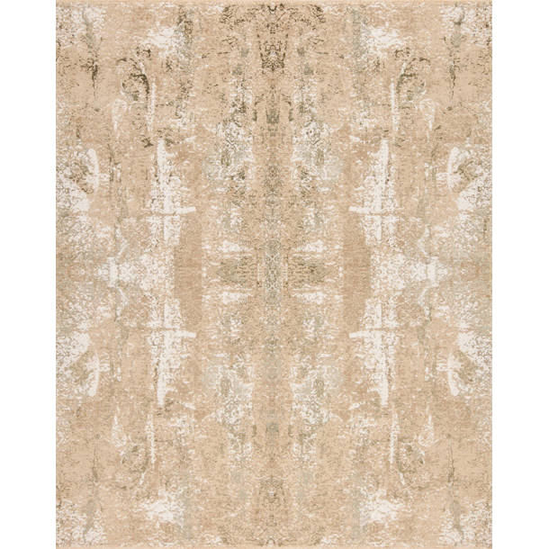 Samad Rugs Nirvana Couture Silk Damask Area Rug in Silver/Gold | Perigold