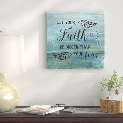 Red Barrel Studio® Faith - Textual Art & Reviews | Wayfair