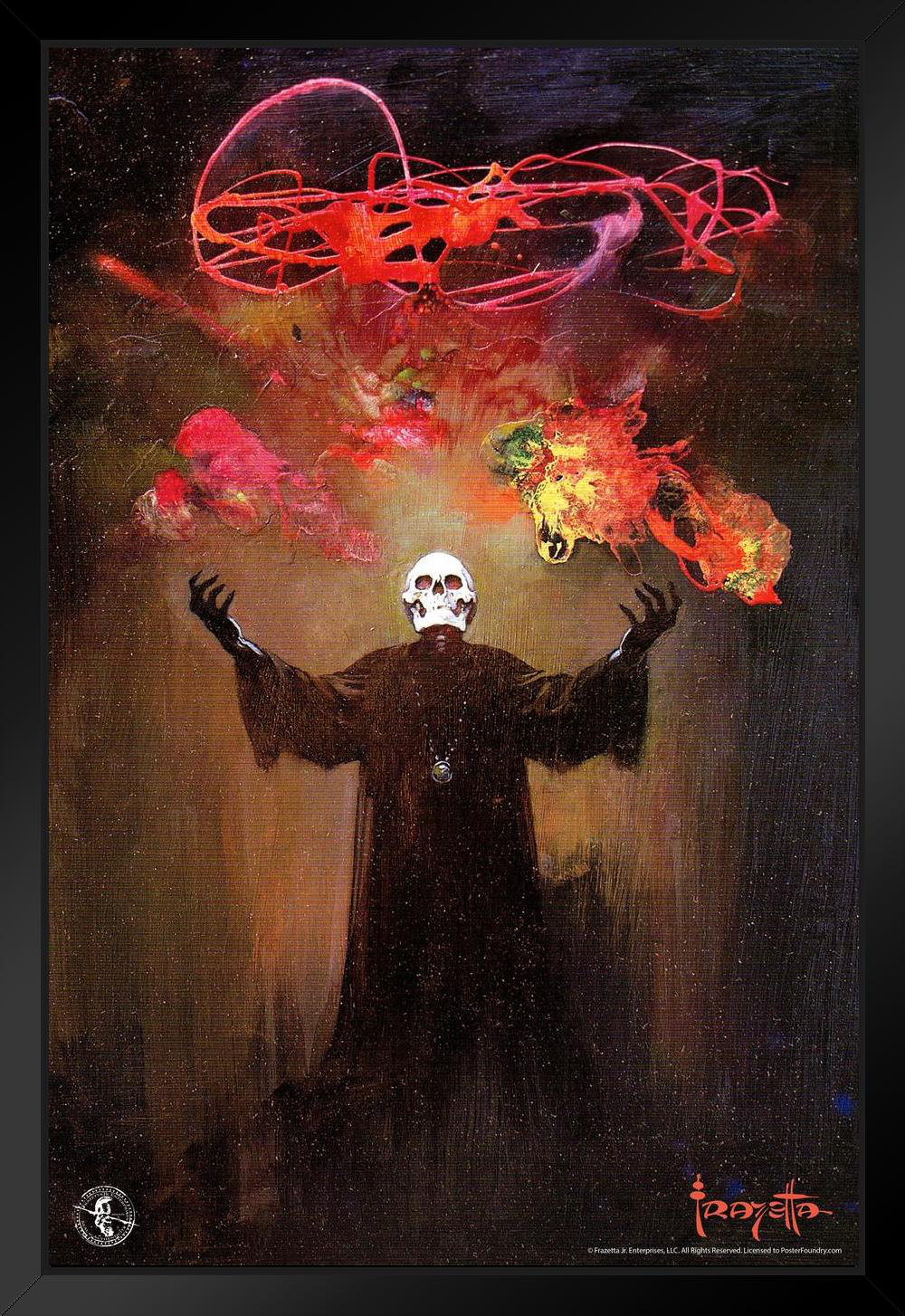 Trinx Frank Frazetta Skull King Horror Science Fiction Fantasy Artwork ...