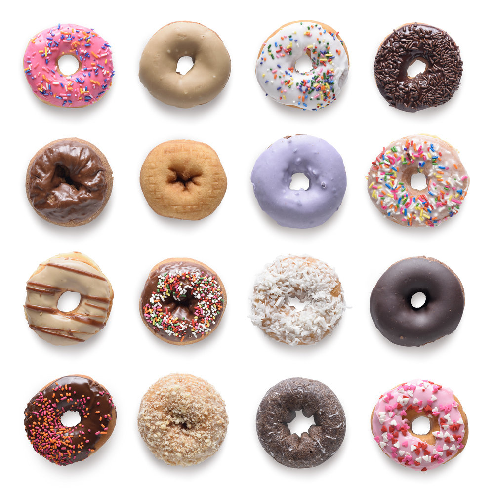 Hokku Designs Donuts Collection On Canvas by Choness Photograph | Wayfair