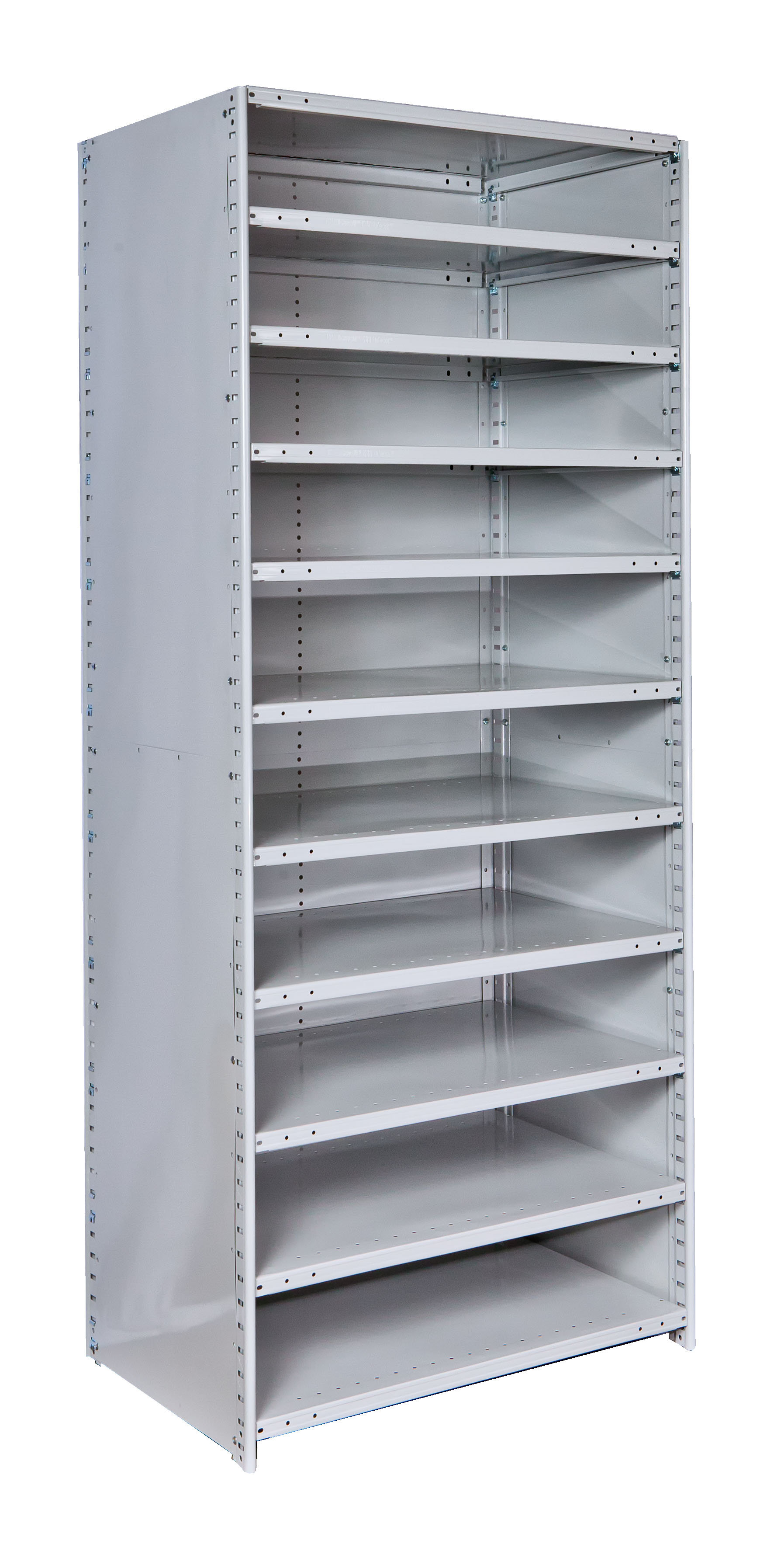 Hallowell MedSafe Antimicrobial Hi-Tech 11 Shelf Shelving Unit Starter ...
