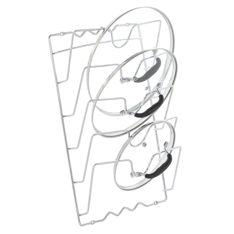 Rebrilliant Wall Mounted Pot Lid Rack & Reviews | Wayfair