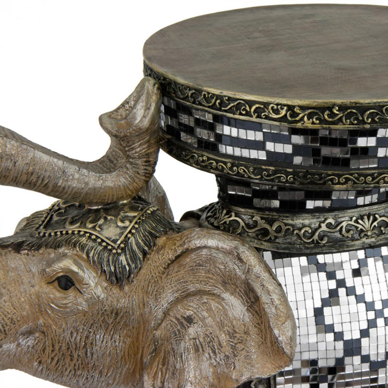 Oriental Furniture Standing Statue End Table | Perigold