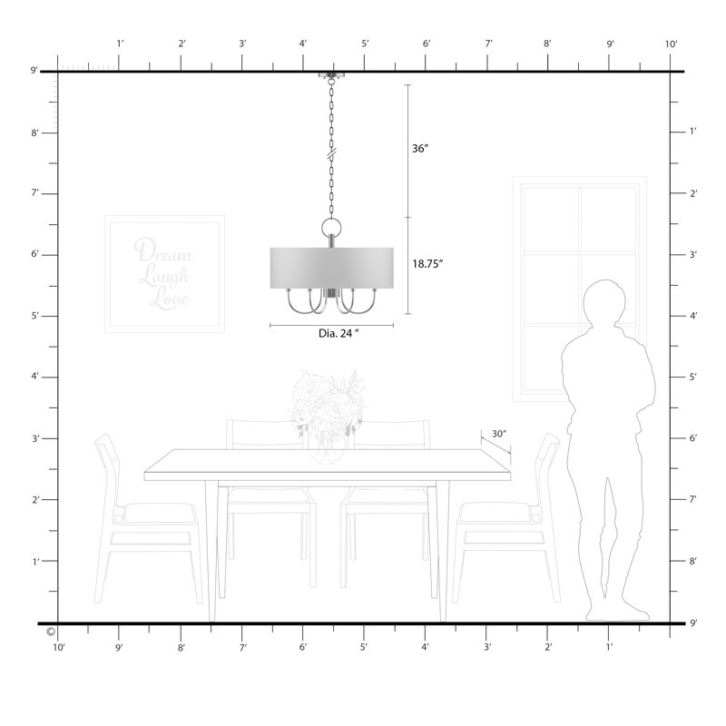 Willa Arlo Interiors Marlie 7 - Light Drum Chandelier | Wayfair