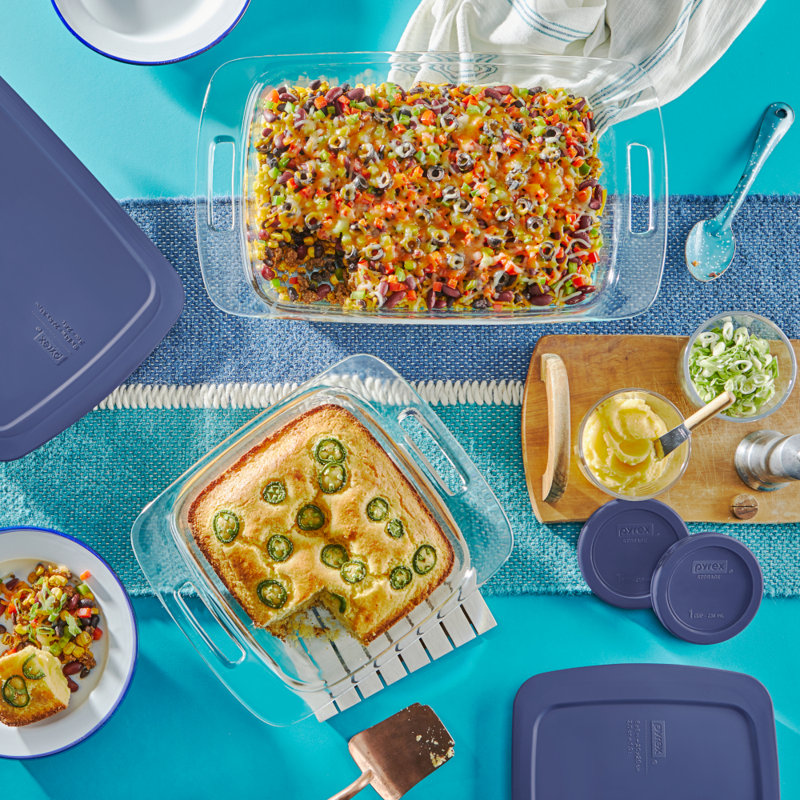 Pyrex Easy Grab 8 Piece Bakeware Set & Reviews | Wayfair