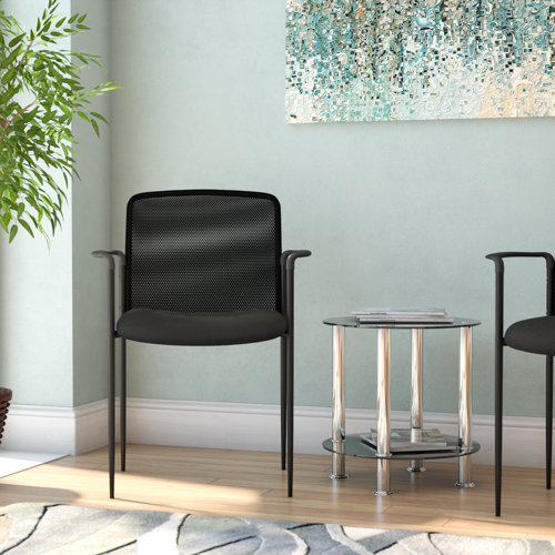 Upper Square™ Corrado 24" W Stackable Mesh Seat Waiting Room Chair with ...