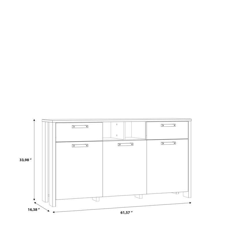 Bless international 61.57'' Sideboard & Reviews | Wayfair