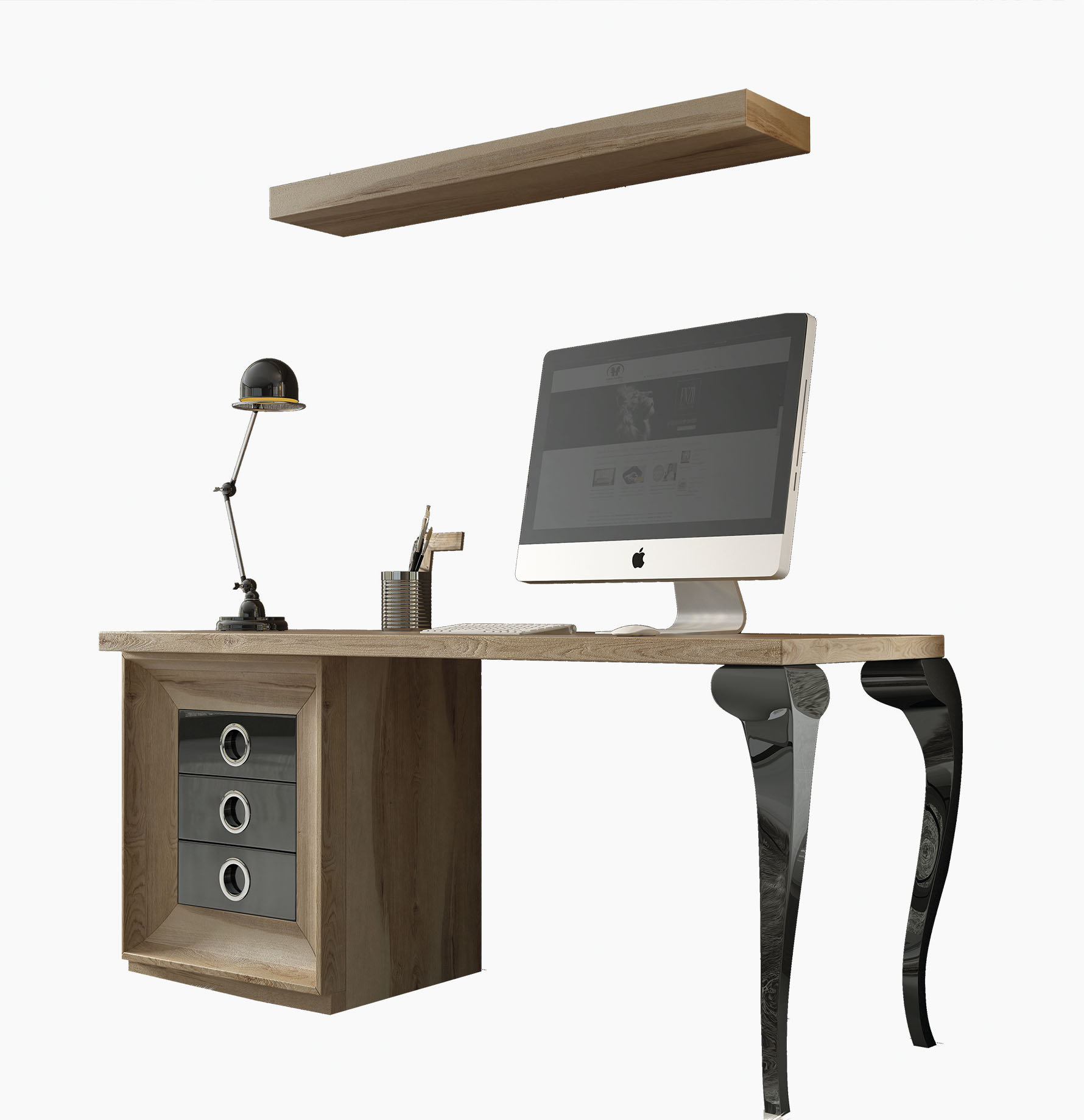 Hispania Home Bedor 63'' Desk | Wayfair