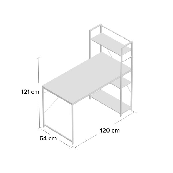 17 Stories Gomes Computer Desk & Reviews | Wayfair.co.uk