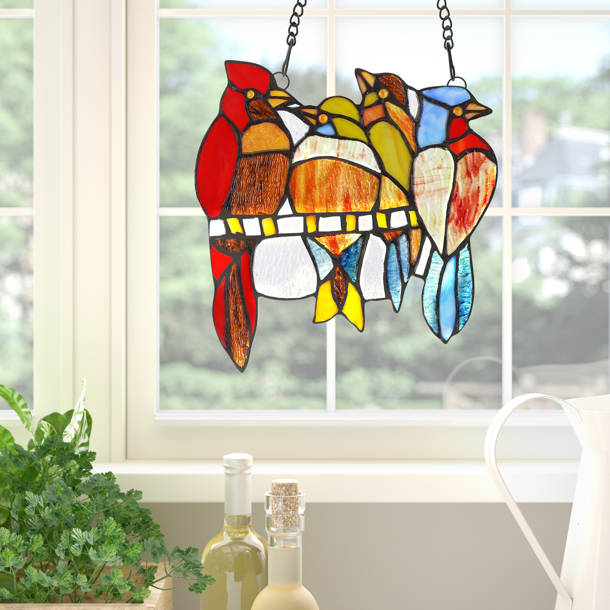 August Grove® Tiffany Window Panel & Reviews | Wayfair