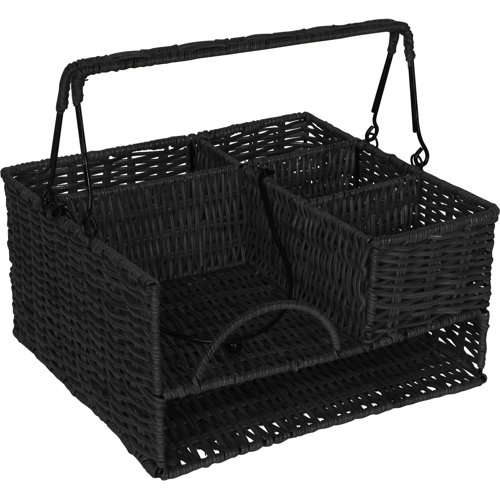 Trademark Innovations Rattan Tabletop Caddy & Reviews | Wayfair