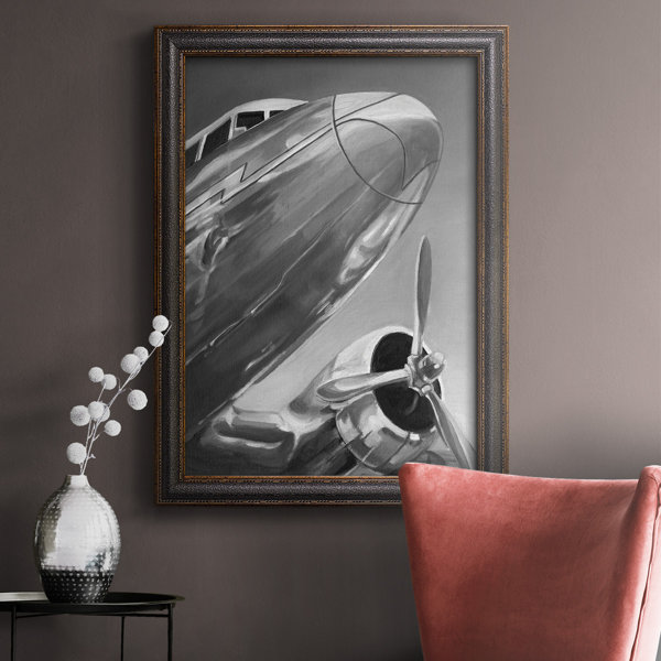 17 Stories Aviation Icon I - Picture Frame Drawing Print on Canvas ...