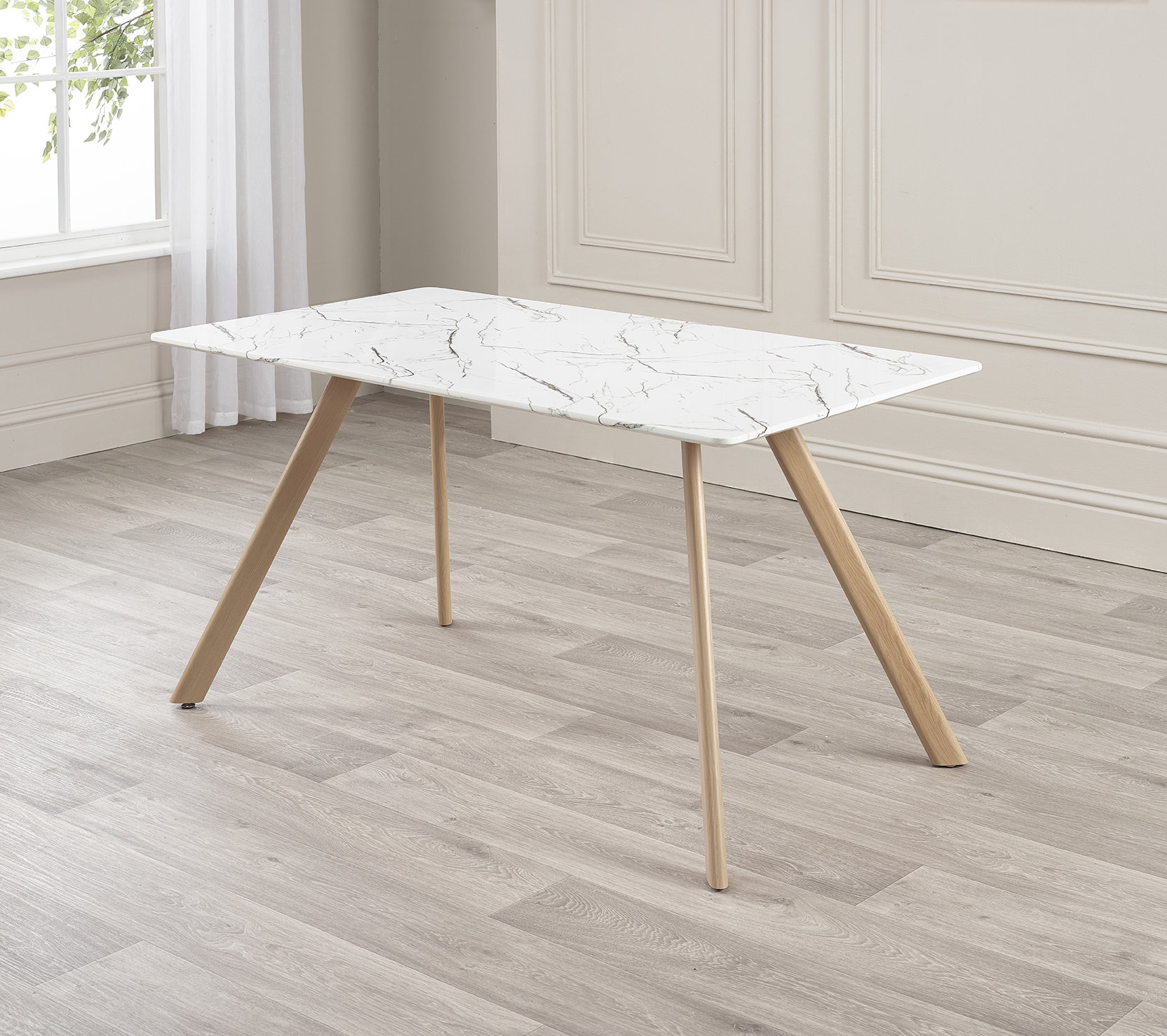 Metro Lane Ambria 140cm Dining Table | Wayfair.co.uk