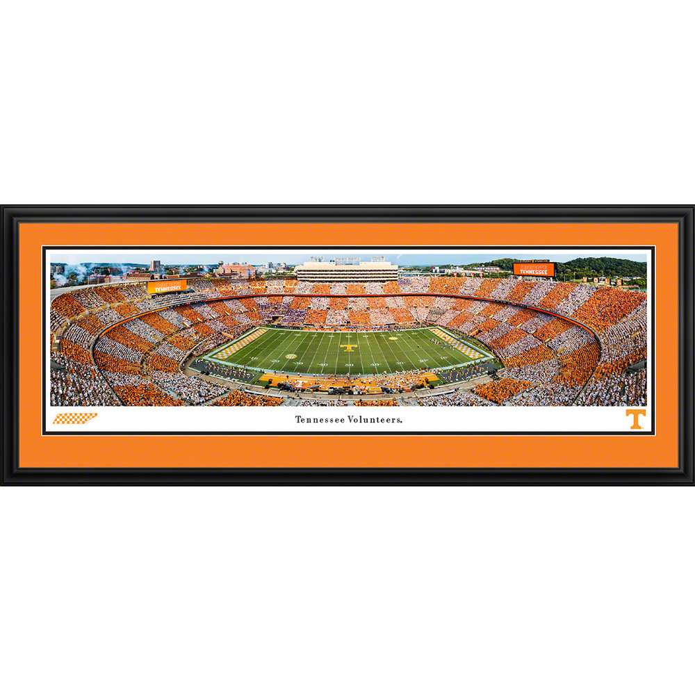 BlakewayPanoramas Tennessee Football Checkerboard Tennessee Football ...
