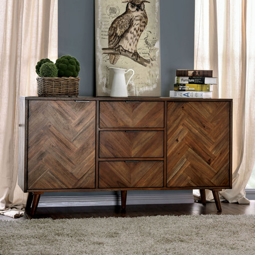 Union Rustic Burnside 60'' Wide 3 Drawer Sideboard | Wayfair