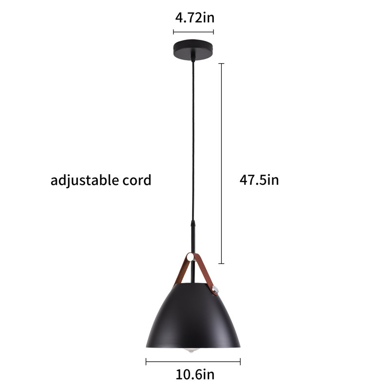 17 Stories Keydren 1 - Light Single Dome Pendant & Reviews | Wayfair