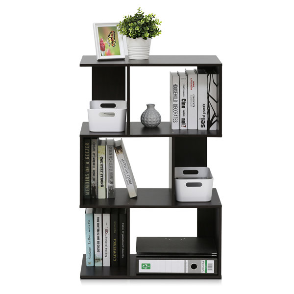 Ebern Designs Artiaga Geometric Bookcase & Reviews | Wayfair
