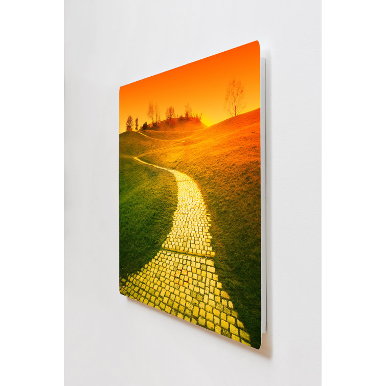 Ebern Designs Backlight Motif Wall Picture Tuscany Sunset Magnetic Cork ...