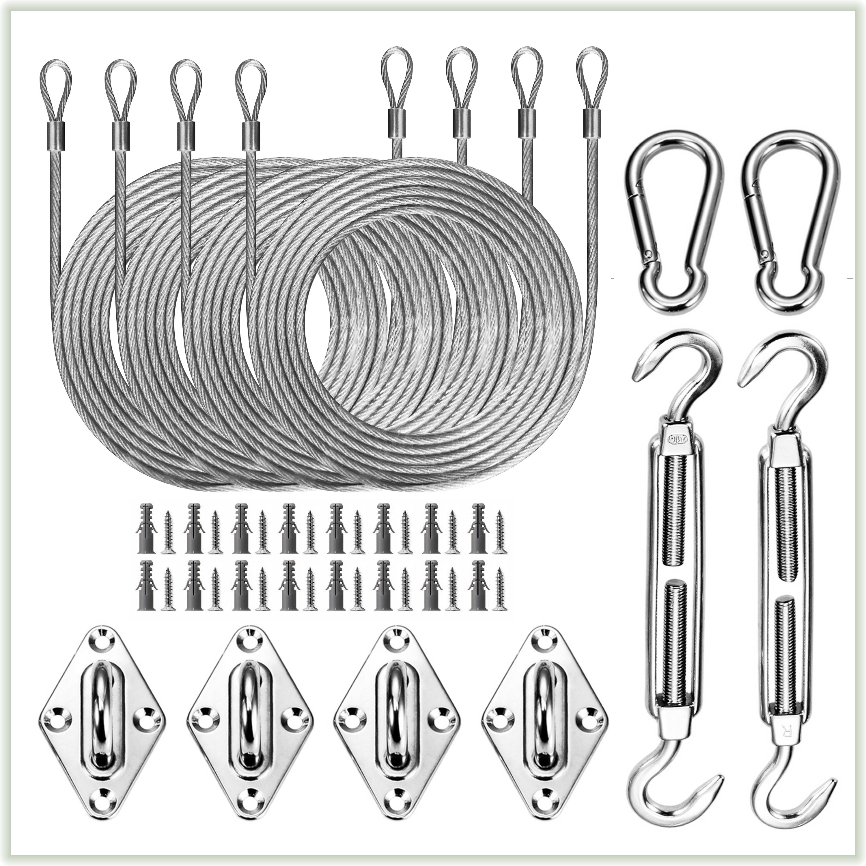 ColourTree Ropes with 6" Rectangle Installation Kit & Reviews | Wayfair