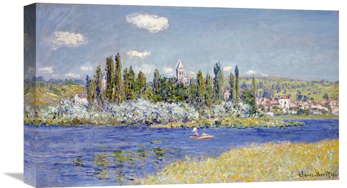 Vault W Artwork Vétheuil On Canvas by Claude Monet Print | Wayfair
