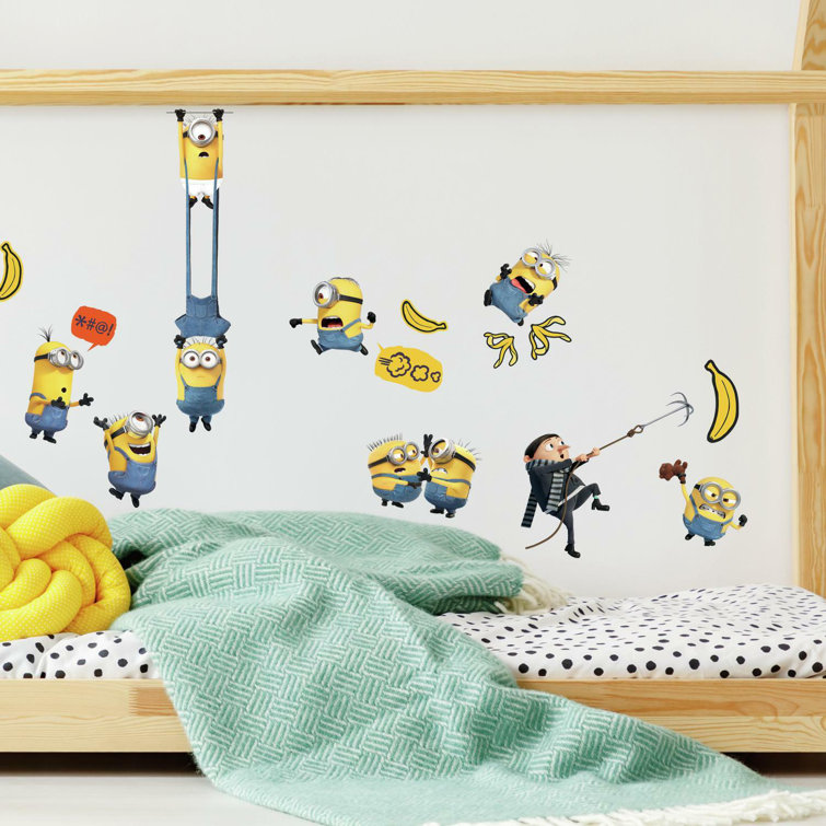 York Wallcoverings Minions: The Rise of Gru Peel And Stick Wall Decals ...