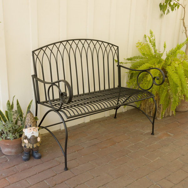 Red Barrel Studio® Metal Outdoor Bench & Reviews | Wayfair
