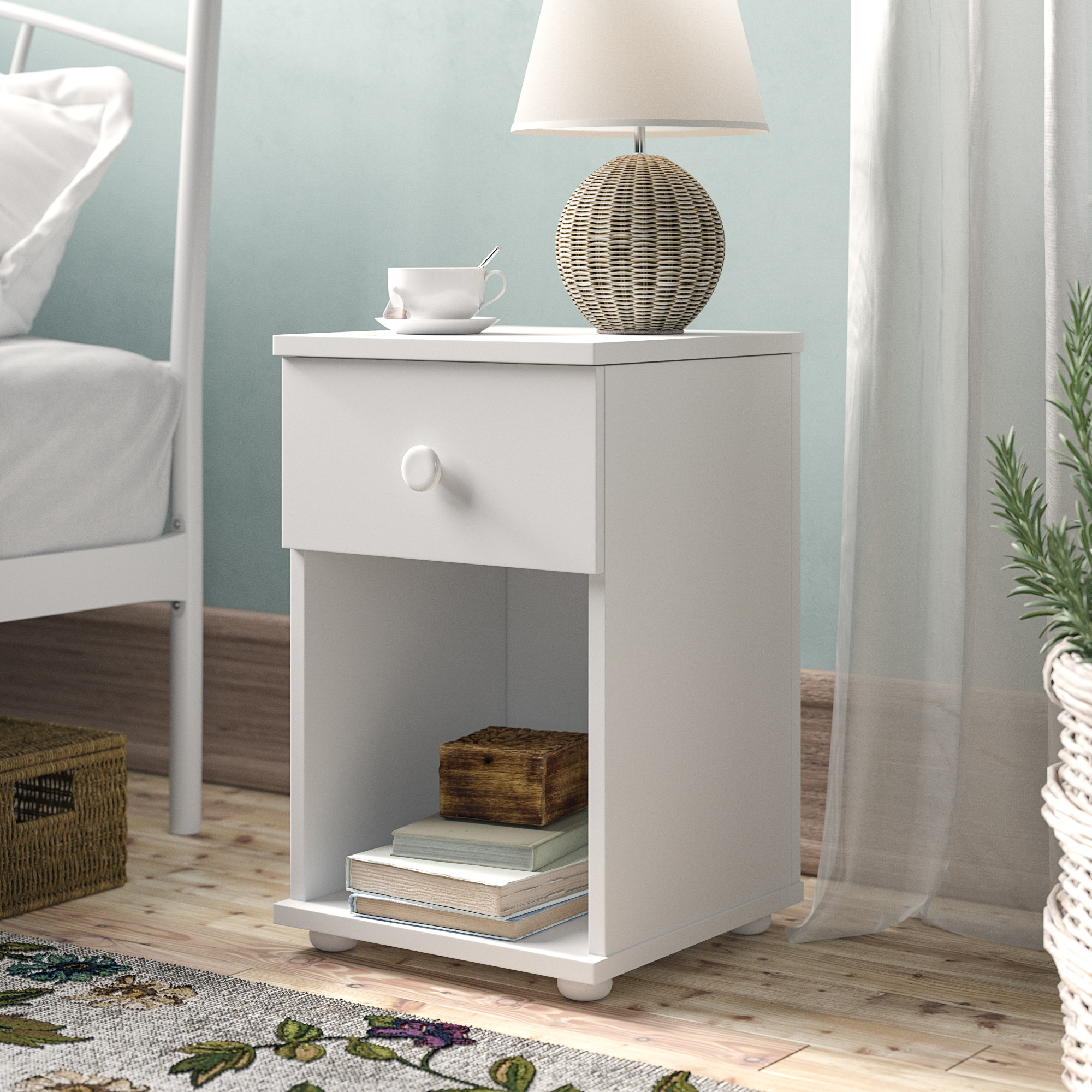 August Grove Adah Solid Wood Bedside Table & Reviews | Wayfair.co.uk