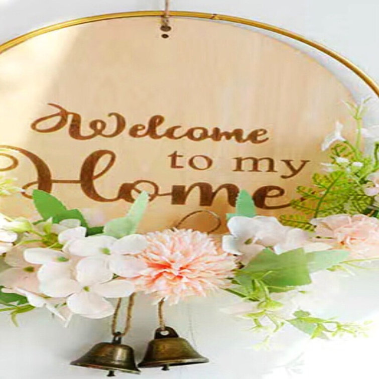 Gracie Oaks Decorative Welcome Sign Wall Décor | Wayfair