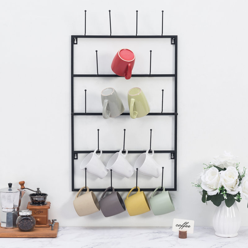 Rebrilliant 18 Hooks Wall Mounted Mug Tree & Reviews | Wayfair