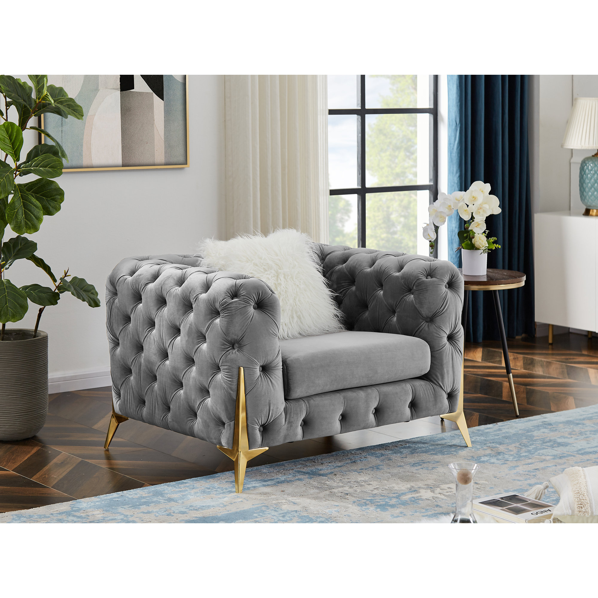 Mercer41 Eghosa Upholstered Sofa | Wayfair