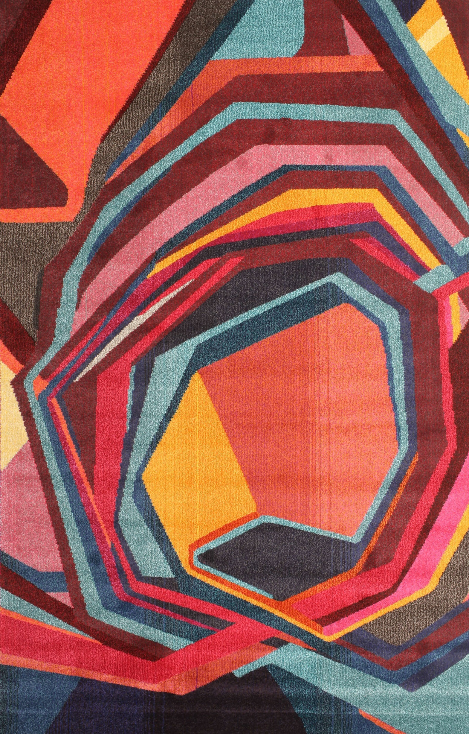 Bless international Red/Orange/Pink Rug | Wayfair