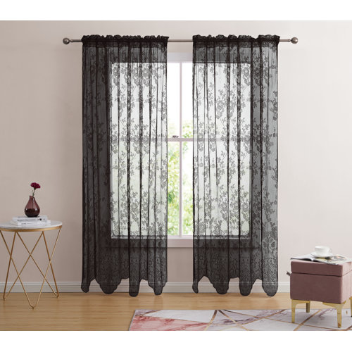 Winston Porter Delannie Polyester Room Darkening Curtain Pair | Wayfair