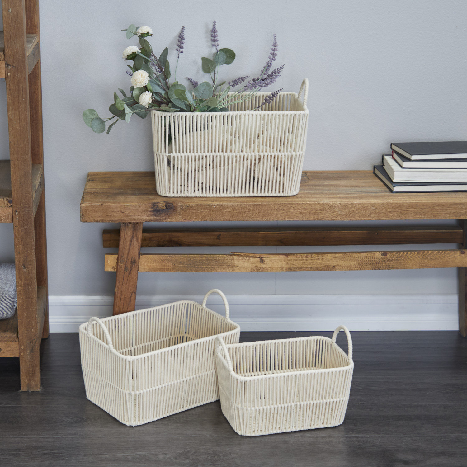 Beachcrest Home 3 Piece Metal Basket Set | Wayfair