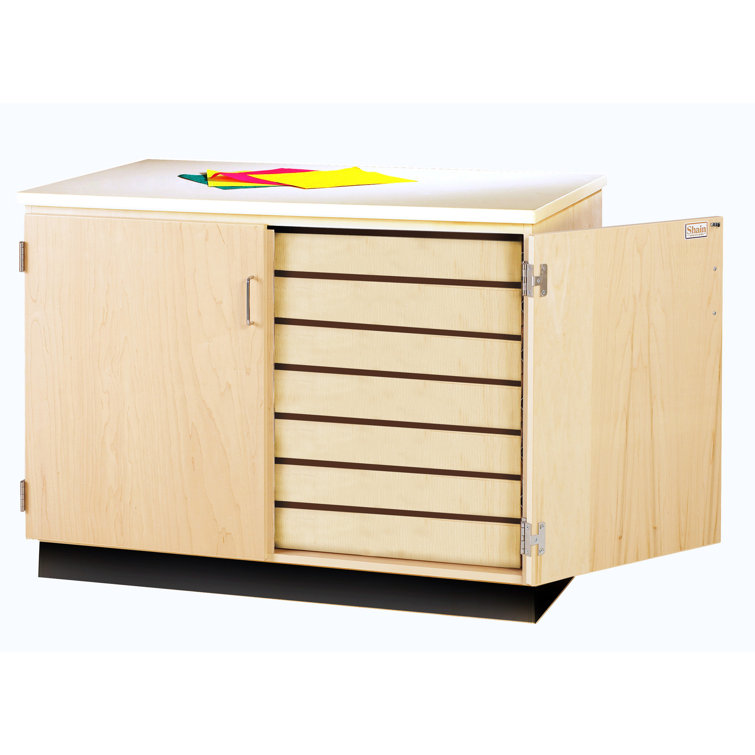 Shain Paper Classroom Cabinet with Doors | Wayfair
