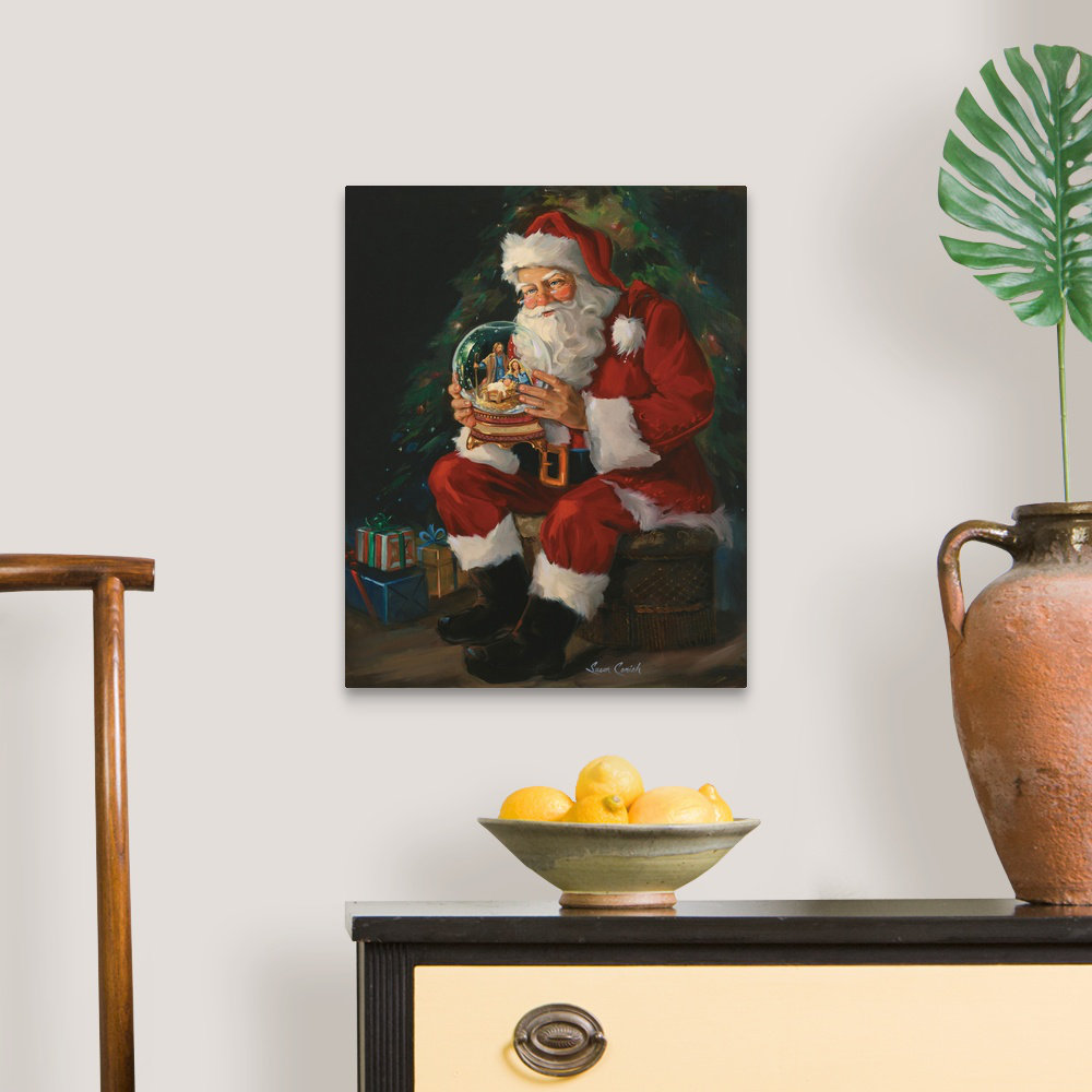 The Holiday Aisle® Santa Believes by Susan Comish - Print & Reviews ...