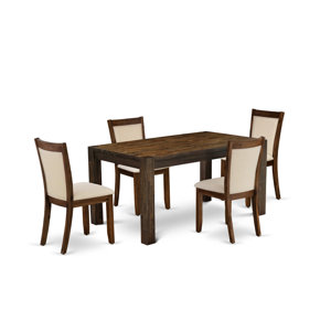 Red Barrel Studio® Dinner Table Set - Mid Century Dining Table and ...