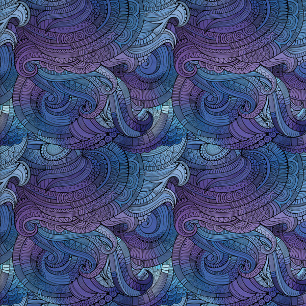 East Urban Home Ocean Inspired Graphic Fabric | Wayfair