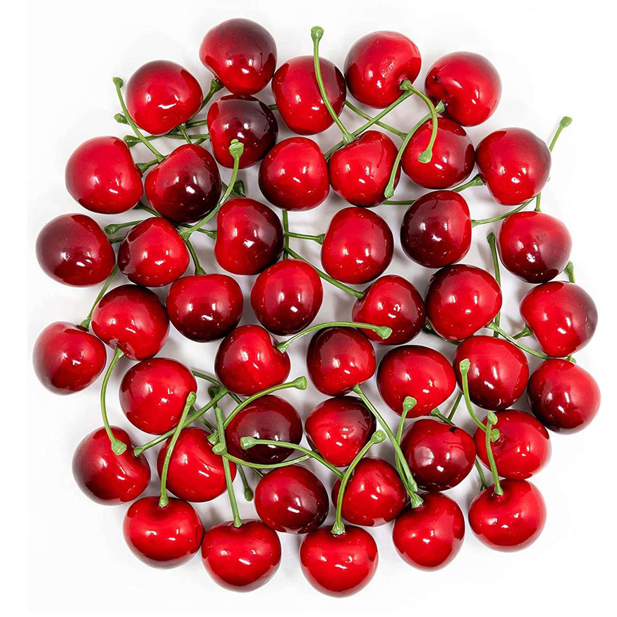 Ebern Designs Maziko Artificial Red Cherries Sculpture | Wayfair