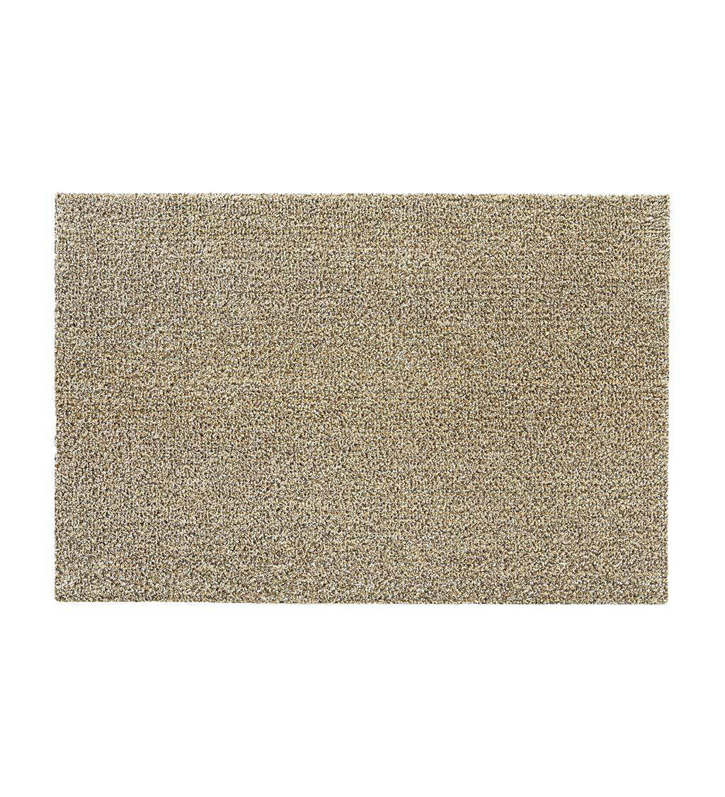 Plow & Hearth My Mat Dirt Trapping Mud Looped Linen Area Rug | Wayfair
