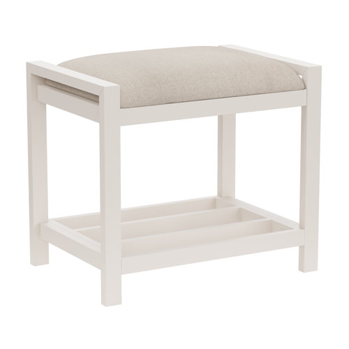 Highland Dunes Solid + Manufactured Wood Accent Stool & Reviews | Wayfair