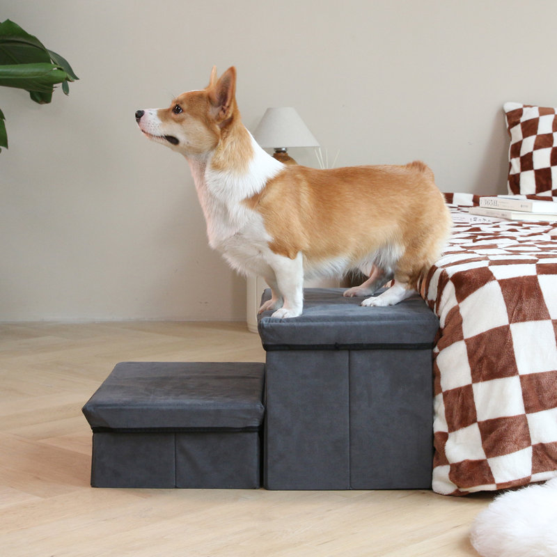 Tucker Murphy Pet™ Pet Stairs Step Ramp Folding Storage Stepper Pet ...