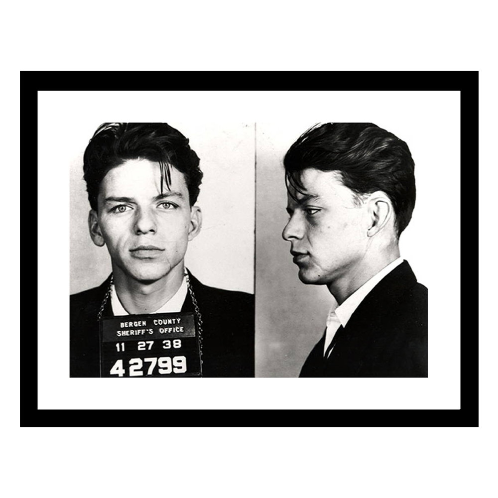 Venice Beach Collections Frank Sinatra 1938 Mugshot Photos - Wrapped ...