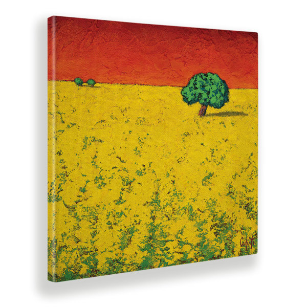 Brambly Cottage Red Sky With Tree by Stefano Calisti - Unframed ...