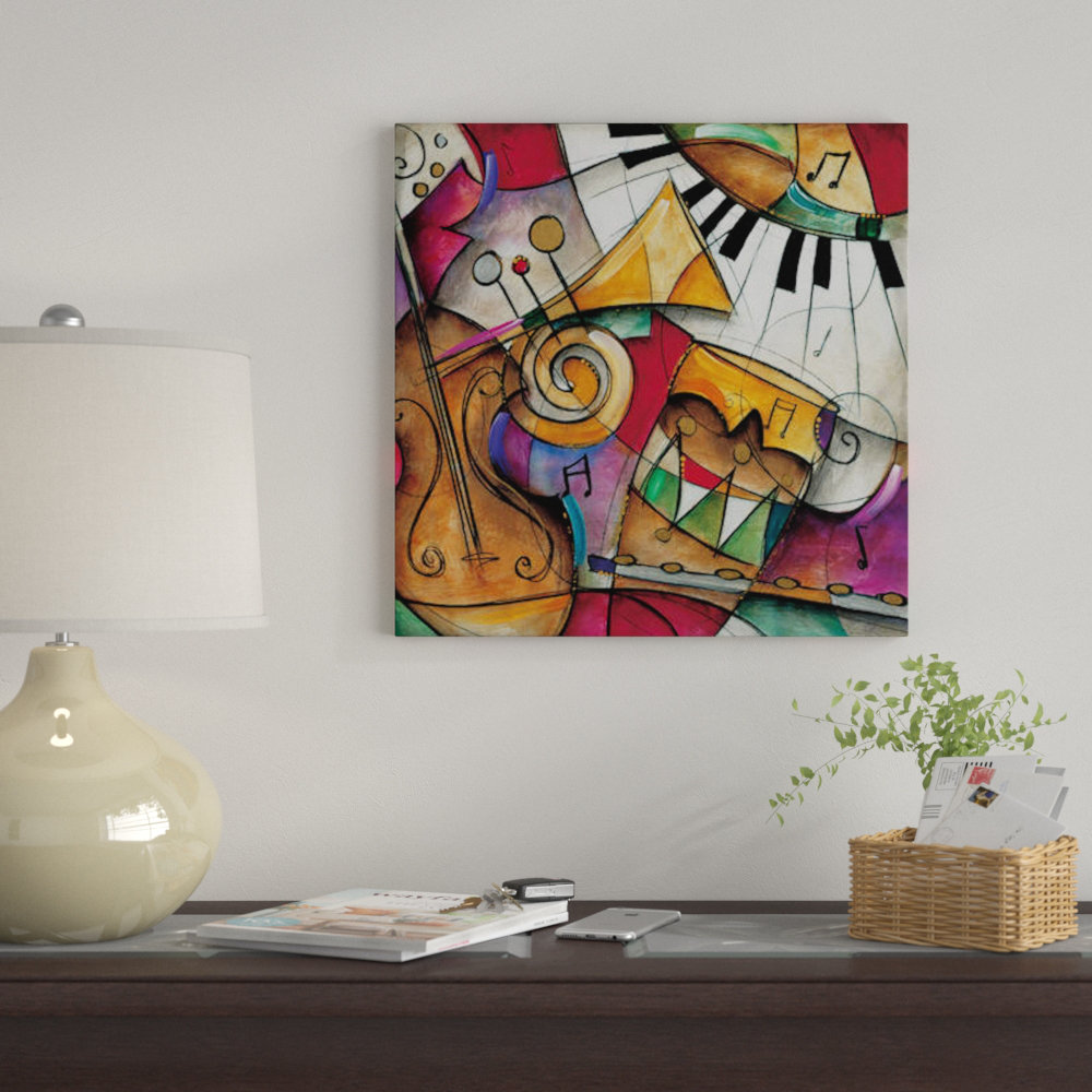 East Urban Home Jazz It Up I by Eric Waugh - Gallery-Wrapped Canvas ...