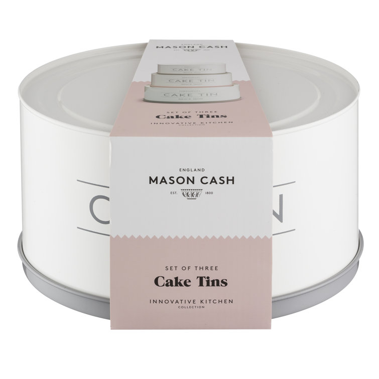 Mason Cash Innovative Kitchen 3 Piece Cake Tin Set & Reviews | Wayfair ...