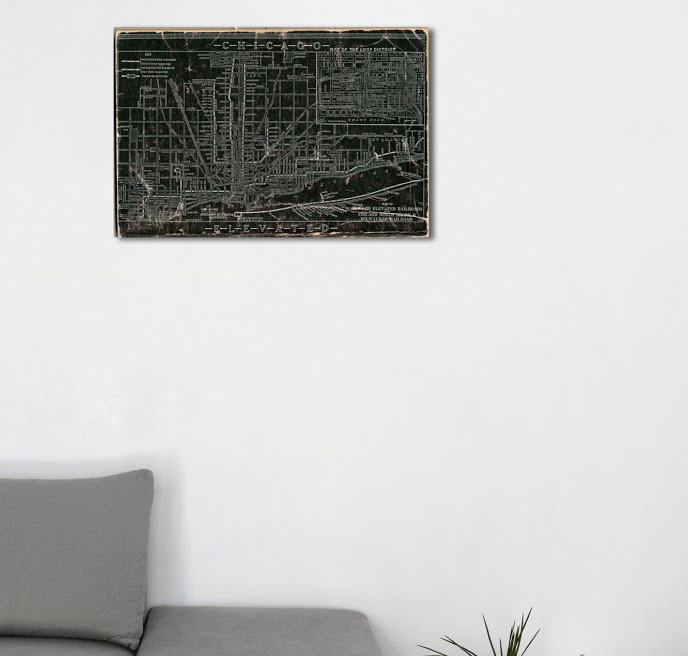 Hatcher & Ethan Hatcher & Ethan Chicago Railroad On Canvas Graphic Art ...